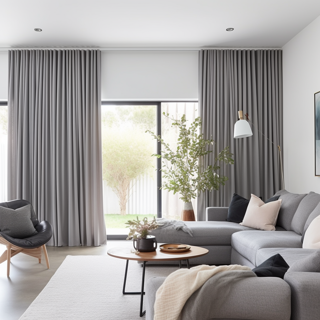 Grey Curtains - Custom Sizes, Blackout & Soundproof Linings