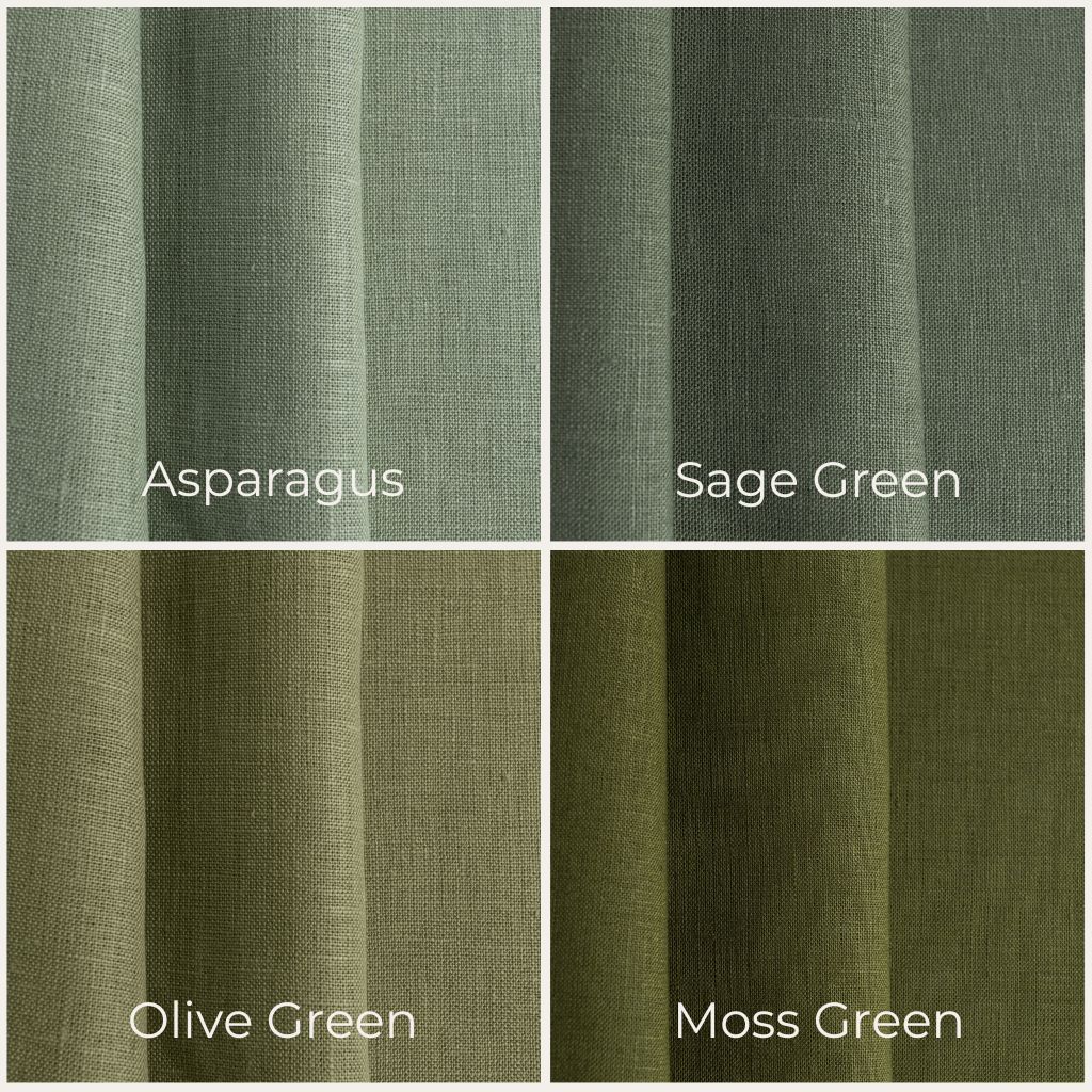 Tailored Split Corner Linen Bed Valance – Custom Sizes