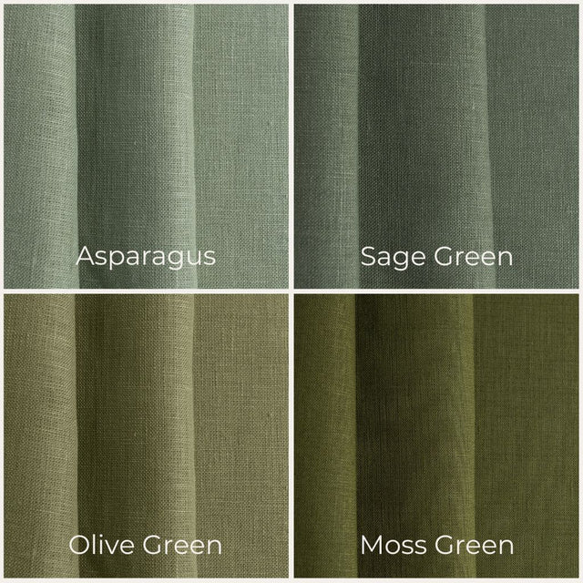 Tailored Split Corner Linen Bed Valance – Custom Sizes