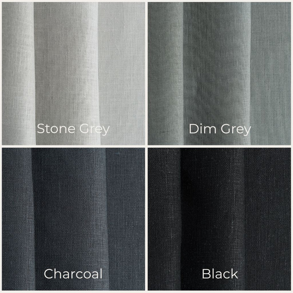 Tailored Split Corner Linen Bed Valance – Custom Sizes