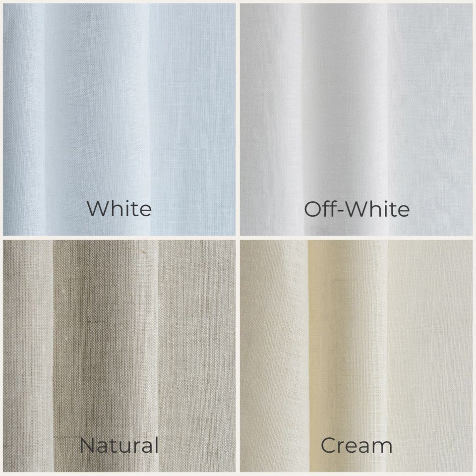 Tailored Split Corner Linen Bed Valance – Custom Sizes