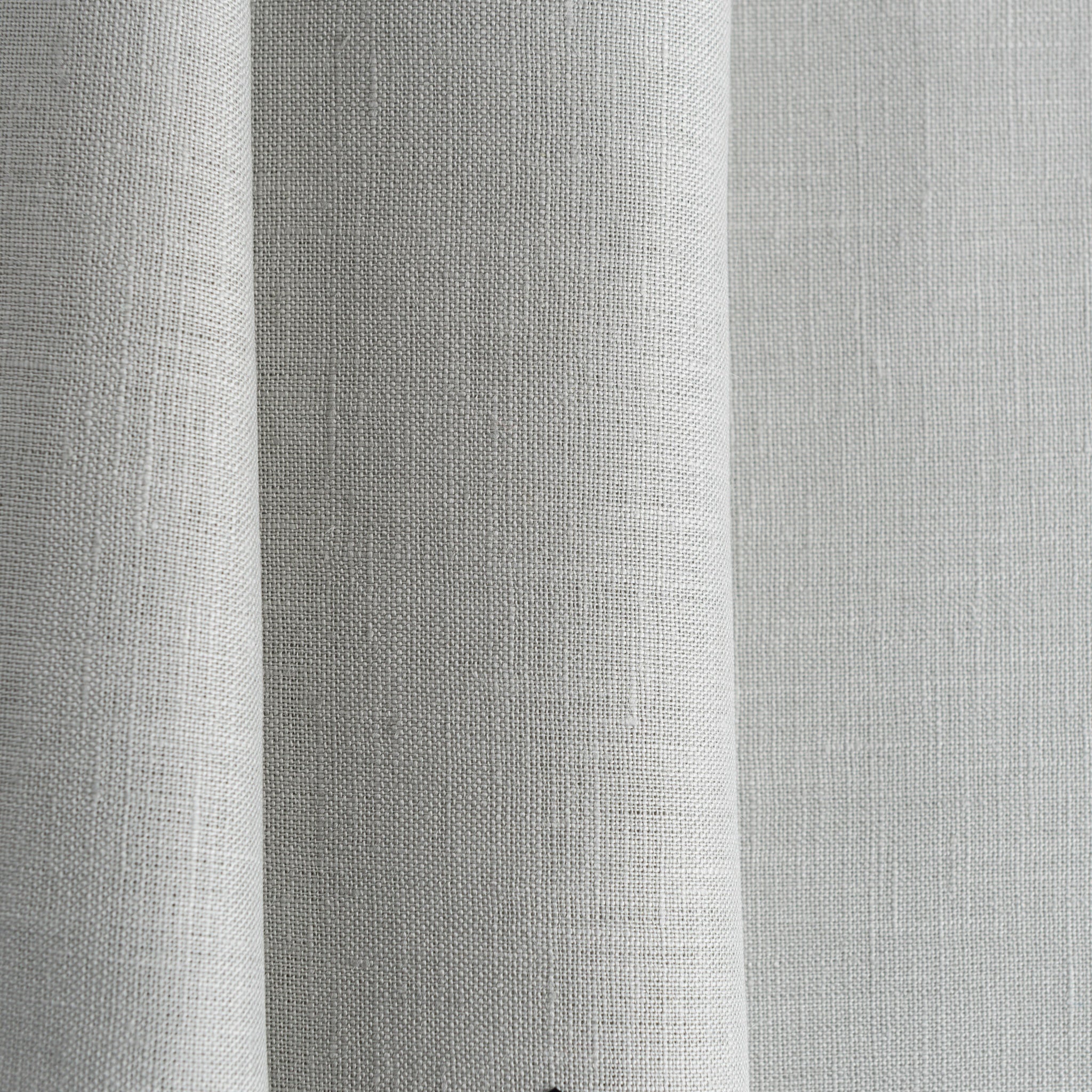 Stone Grey Linen Fabric by the Meter - 100% French Natural - Width 133